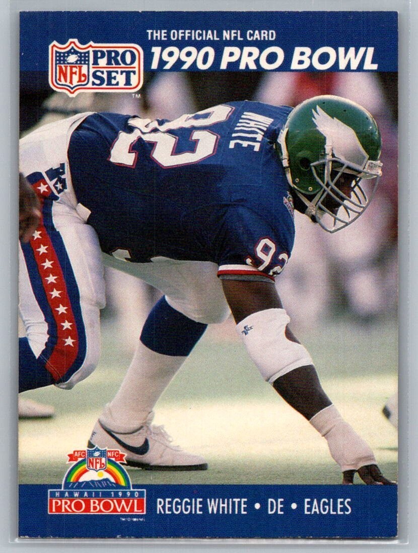 1990 Pro Set Reggie White Pro Bowl #423 EX-NrMT | eBay