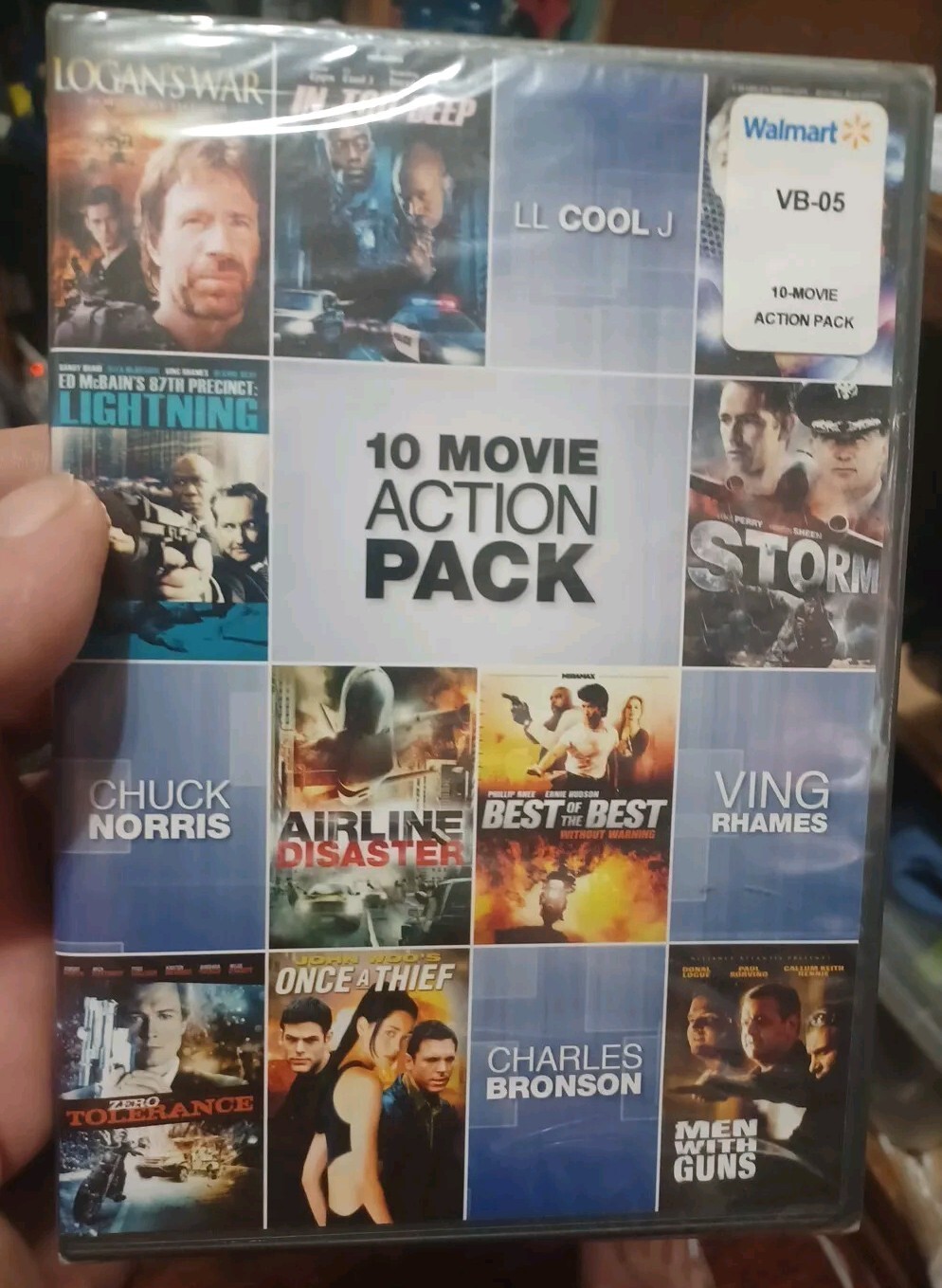 10-Movie Action Pack DVD 2 Disc Set Chuck Norris Charles Bronson Brand ...