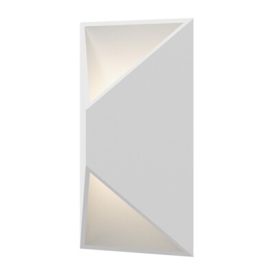 Sonneman Prisma 1 Light LED Wall Sconce, Textured White - 7100-98-WL | eBay