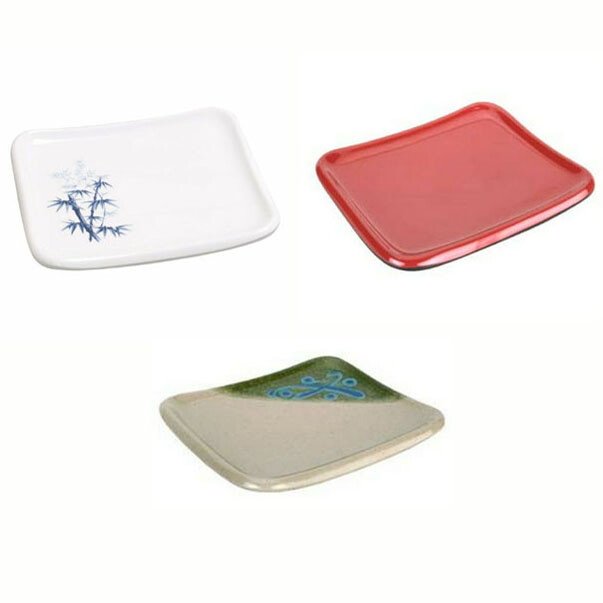 Set of 10 Japanese Chinese Melamine Sushi Plate 5.5x4.75 inches ...