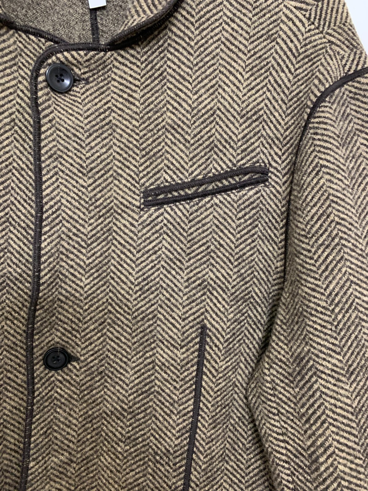Vintage Mani By Armani Collezione Wool Lama Plaid Sports Jacket Blazer ...