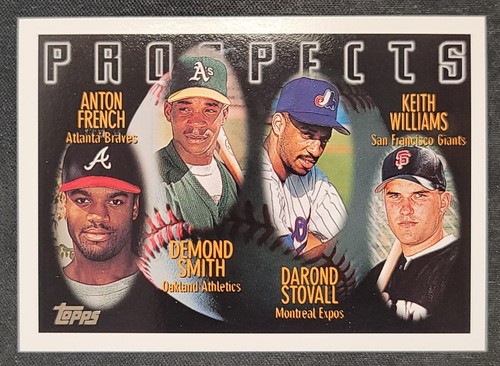 1996 Topps #437 Anton French Demond Smith Darond Stovall Keith Williams ...