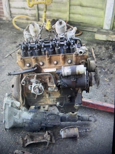 Complete Engine And Gearbox B Series BMC 1489 1500 cc Riley 1.5 4/68 MG ...
