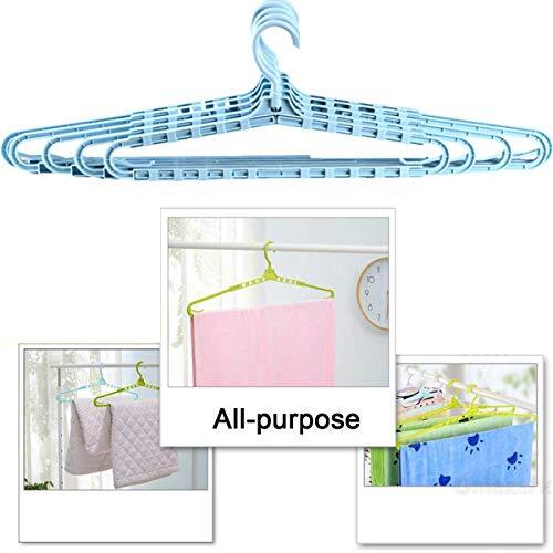 Clothes Hangers Adjustable Shoulder for Polos and Towels in 4 Colors | eBay