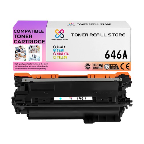 TRS 646A CF031A Cyan Compatible for HP LaserJet CM4540MFP Toner ...