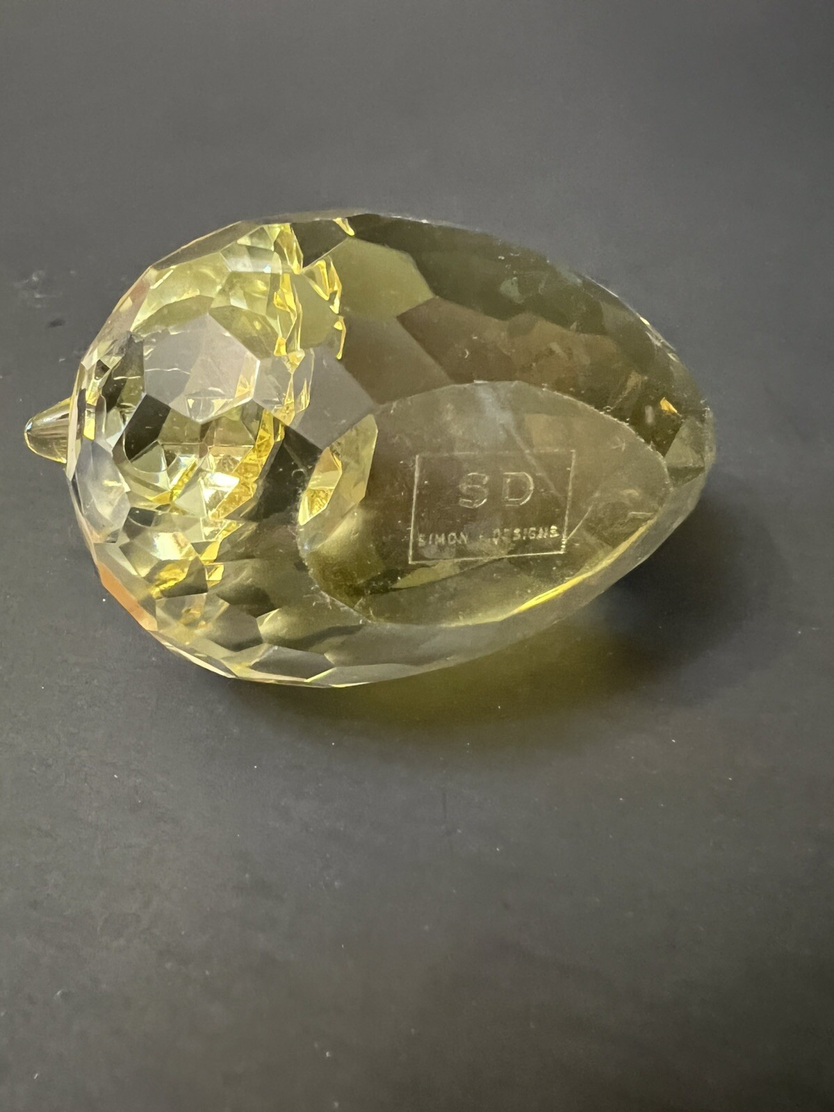 Simon Designs Crystal Ducks Figurine Yellow Paperweight Set of 3 Mom ...