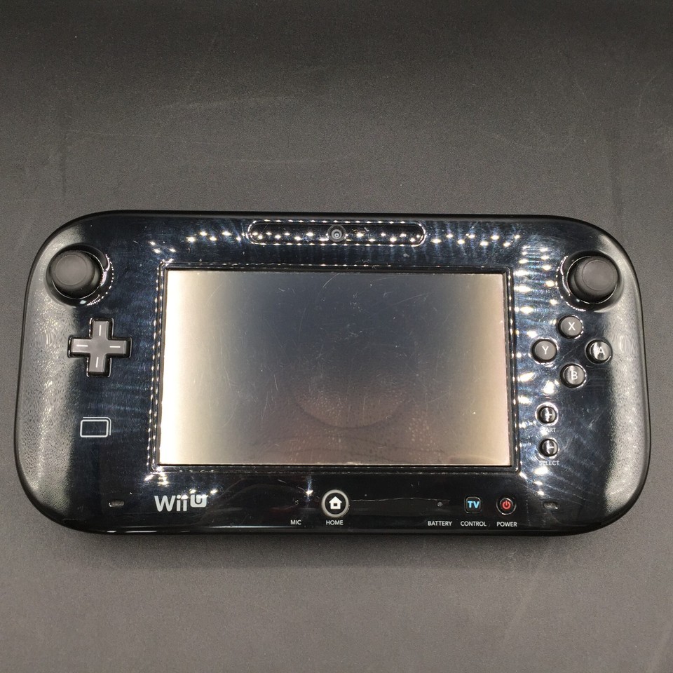 Nintendo Wii U Console System Black 32GB Gamepad Bundle Games set WUP ...