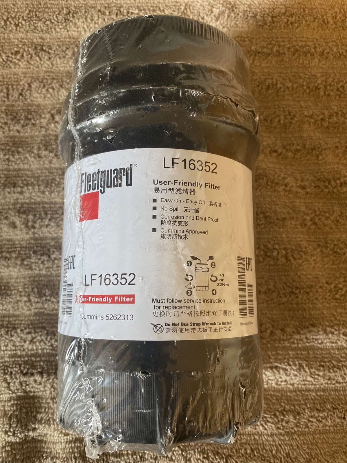 FLEETGUARD 5262313 - Cross reference oil filters