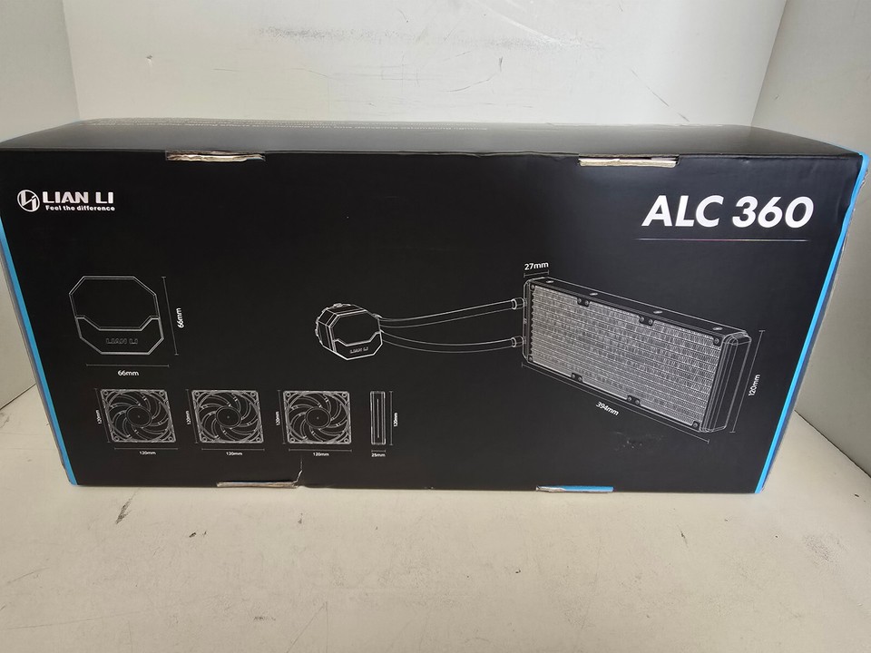 Lian Li ALC360 360mm All in One Liquid CPU Cooling Kit - Black | eBay