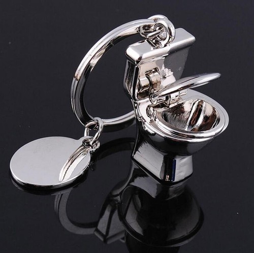 Love Gift Cute Toilet Pendant Key Chain Ring Keychain Keyfob Couple ...
