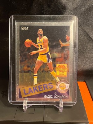 2001 Topps Commemorative series Magic Johnson MJ3 | eBay
