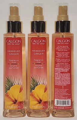 (3 Ct) CALGON HAWAIIAN GINGER fragrance body mist 5oz NEW | eBay