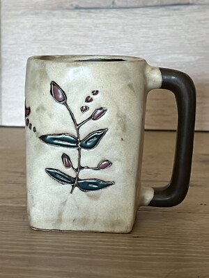 Flowers Mara Mug in lead free stoneware pottery. 12oz | eBay