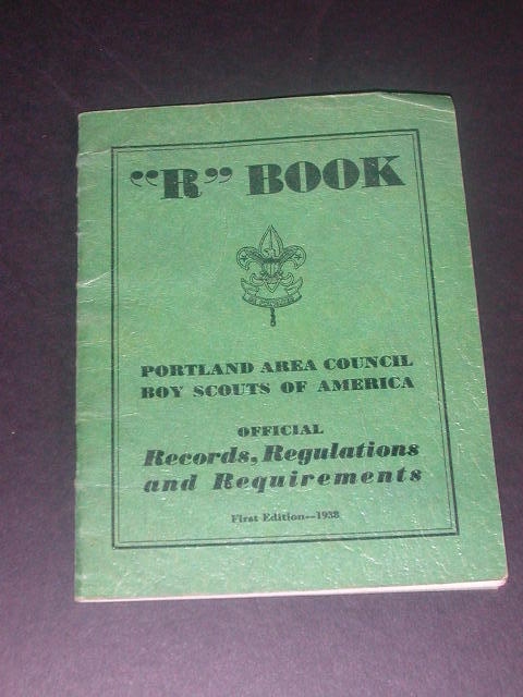 1938 The "R" Book: Portland, Oregon Boy Scouts | eBay