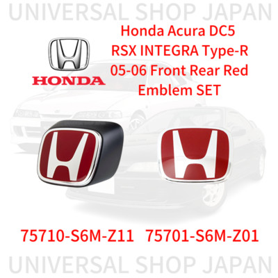 HONDA Genuine ACURA INTEGRA 05-06 DC5 Type-R RSX F and R SET Red H ...