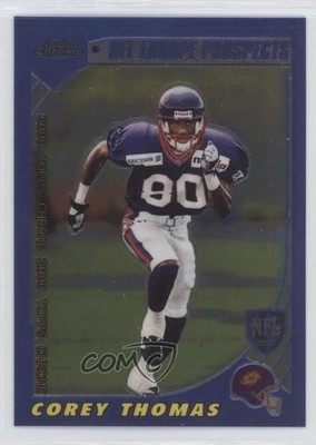 2000 Topps Chrome NFL Europe Prospects Corey Thomas #213 0q7 | eBay