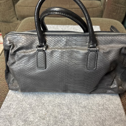 Vintage GUESS Black Faux Leather Metal Pyramid/Dot Studded PURSE ...