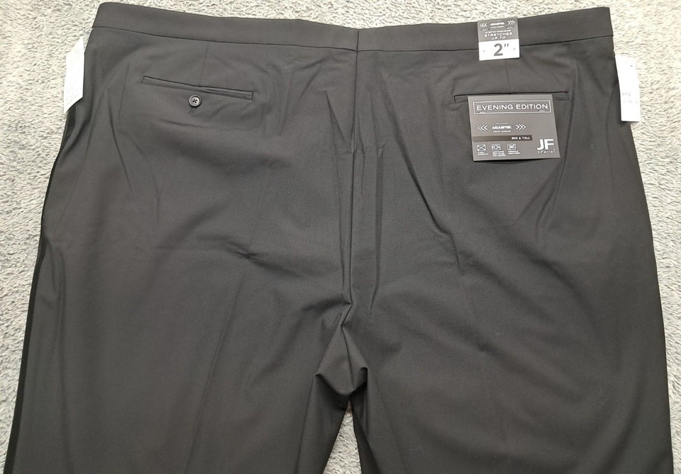 NEW J Ferrar Dress Pants Mens 54x32 Adjustec Evening Edition Stretches ...