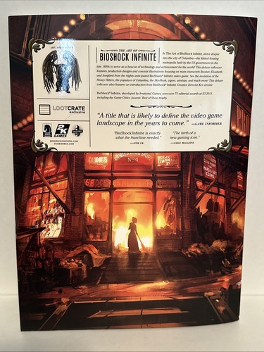 The Art of BioShock Infinite Loot Crate Softcover Book - Dark Horse ...