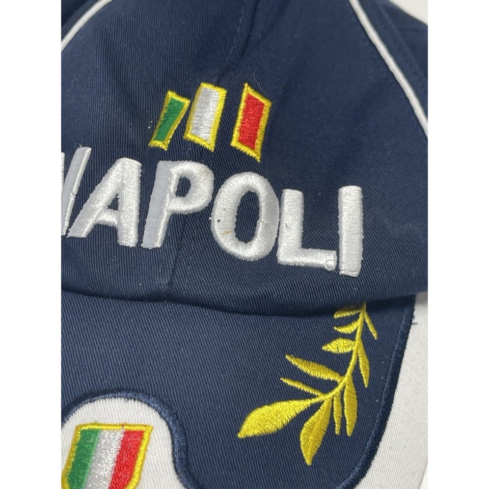 Napoli Italia Blue Hat Italy Italia Country Flag Strap Back Baseball ...