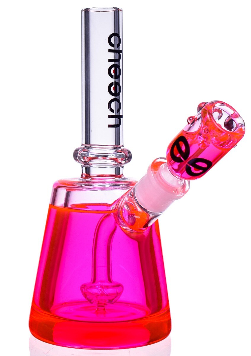 Cheech™ 8" Glycerin BEAKER Bong FREEZABLE Glass Water Pipe Hookah UV ...