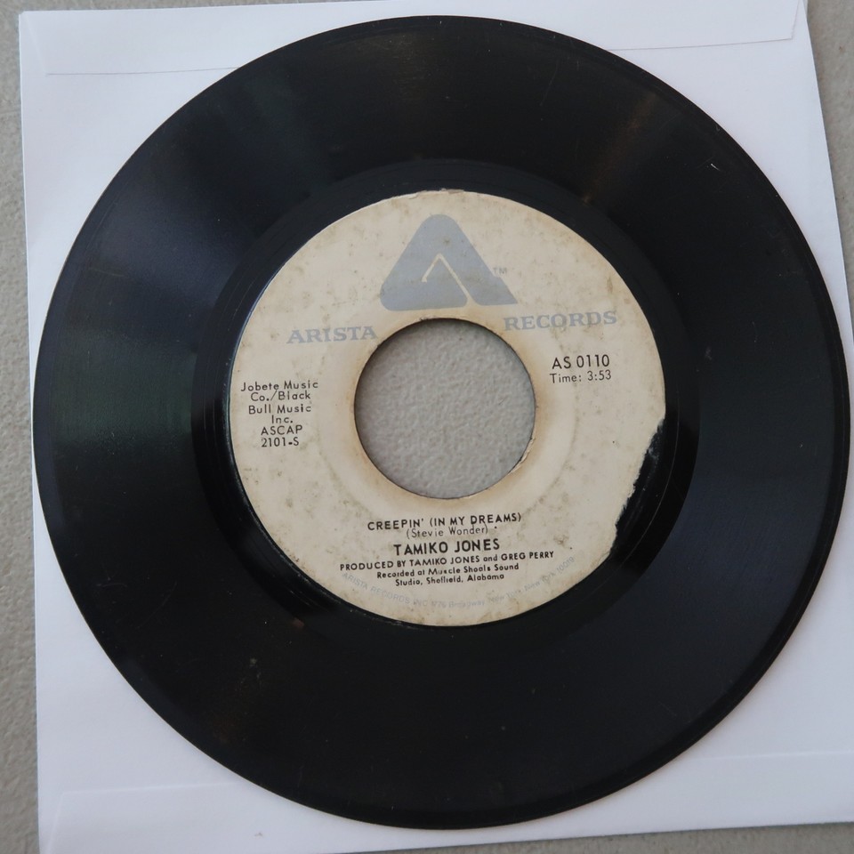 TAMIKO JONES TOUCH ME BABY/CREEPIN' VINYL 45 ARISTA 15-10 | eBay