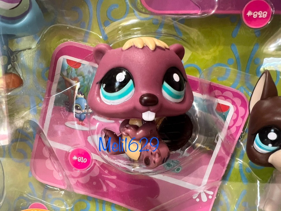 Littlest Pet Shop Video Game Pets 6 Pack - Collectible Toy Figures ...