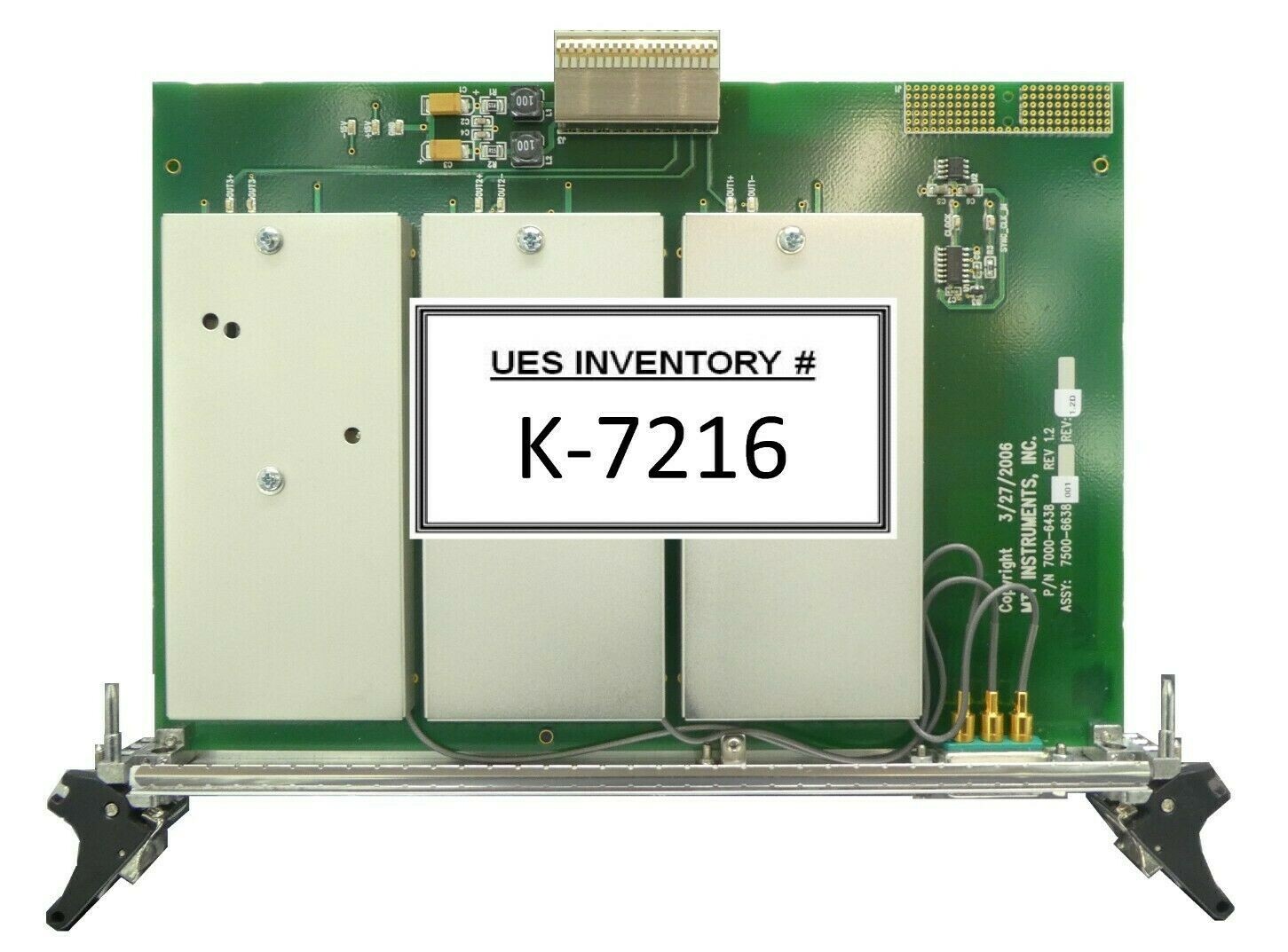 MTI Instruments 8000-6905 PCB Card AS-3-BL Nikon 4S008-563 NSR FX-601F ...