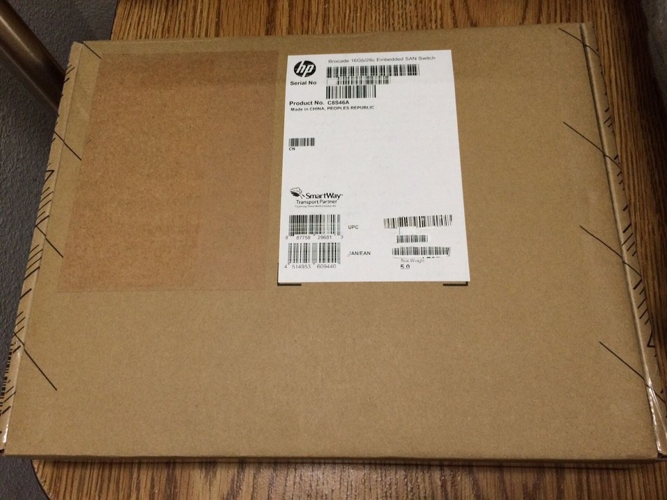 C8S46A 724424-001 HPE Brocade 16Gb/28 SAN Switch BladeSystem c-Class ...