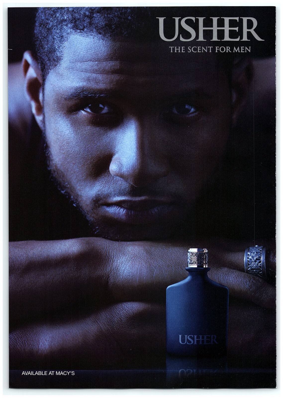 2008 Usher The Scent For Men Fragrance Print Ad, Usher Shirtless Face ...