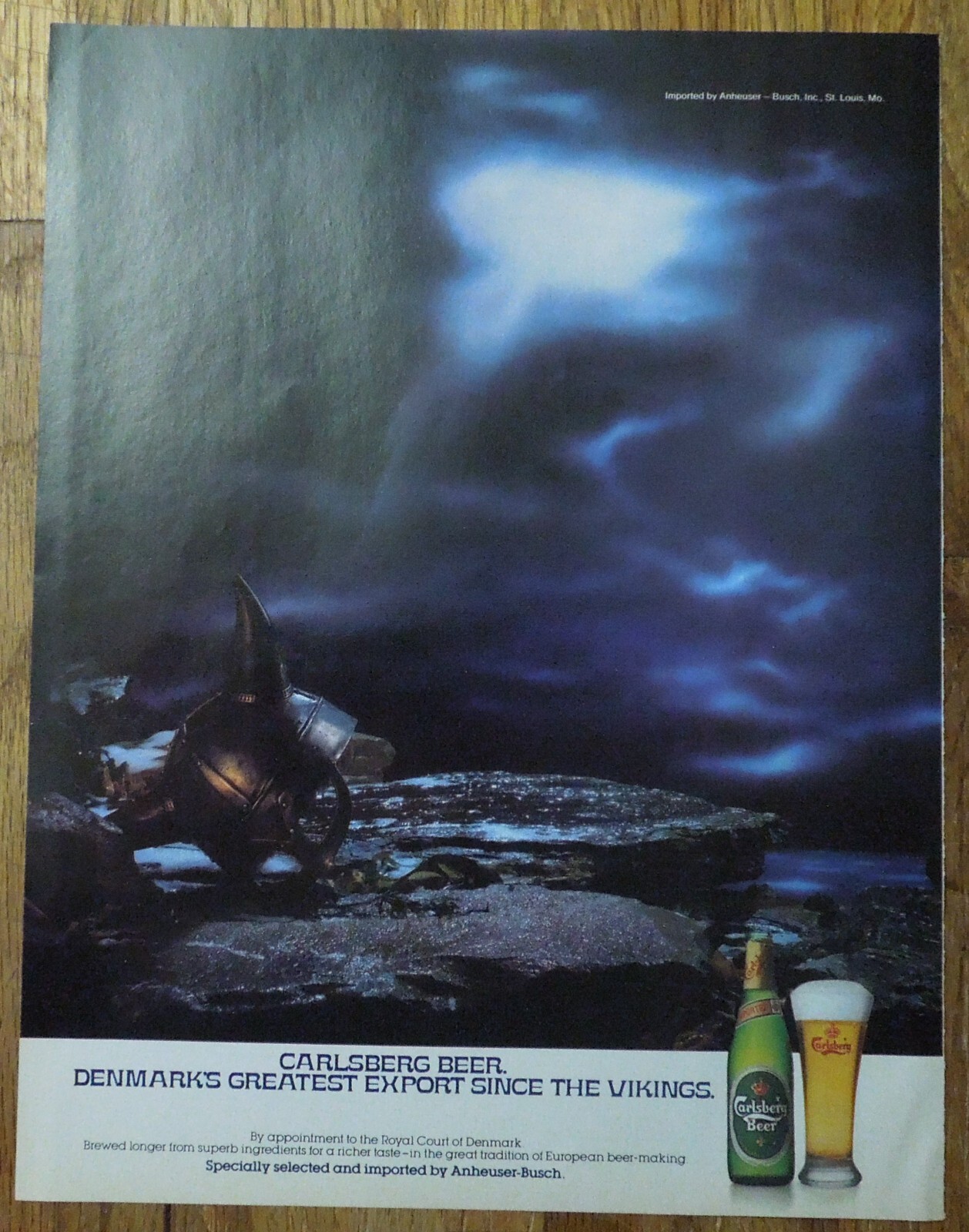 1986 CARLSBERG BEER Magazine Ad - Denmarks Greatest Export Since The ...
