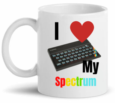 I LOVE MY ZX SPECTRUM 40th Anniversary Sinclair Mug Custom Printed ...