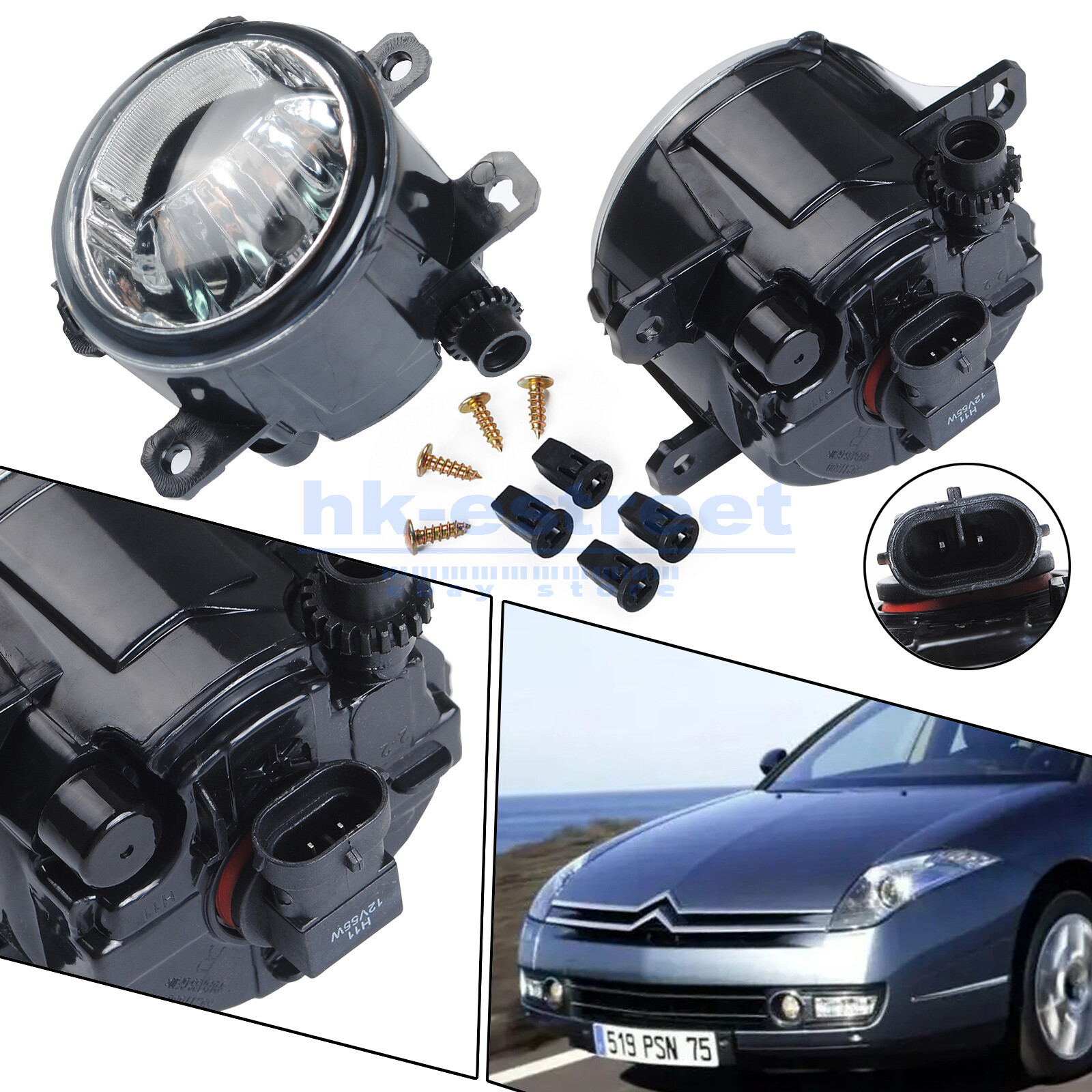 Pair Fog Light Lamp LH RH for ACURA HONDA TSX RDX TL ILX CRV PILOT ...