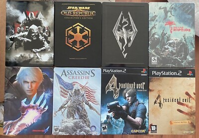 Video Game Steelbook Case(s) ~ Resident Evil, Dragon Ball, Dark Souls ...