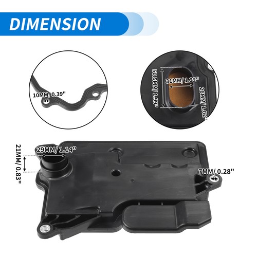 Pack of 2 For Toyota Tacoma 16-23 Automatic Transmission Filter Kit ...