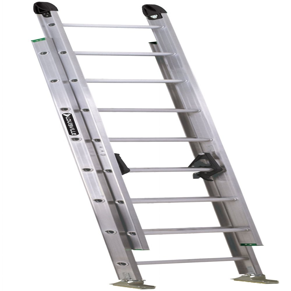 EXTENSION LADDER 9-Foot Aluminum 16 Ft Reach 225 Lbs Load Capacity | eBay