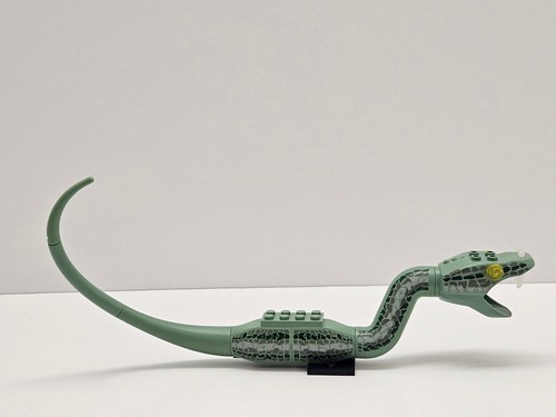 LEGO minifigure Basilisk w glowing teeth Harry Potter Chamber Secrets ...