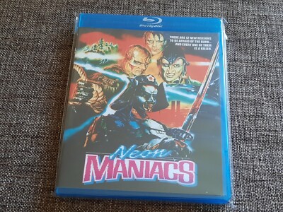 NEON MANIACS 1986 Blu-Ray Code Red USA First Print Joseph Mangine OOP ...
