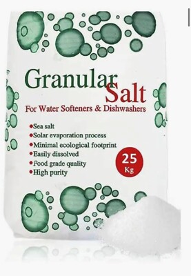25KG Granular Salt| Water Softeners| Dishwasher| Food Grade Quality ...