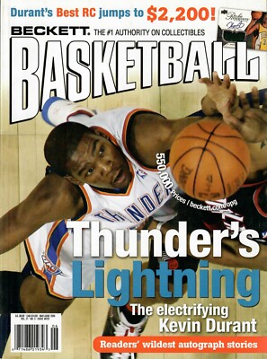 Beckett May/June 2010 Kevin Durant Cover Vintage Card Magazine | eBay