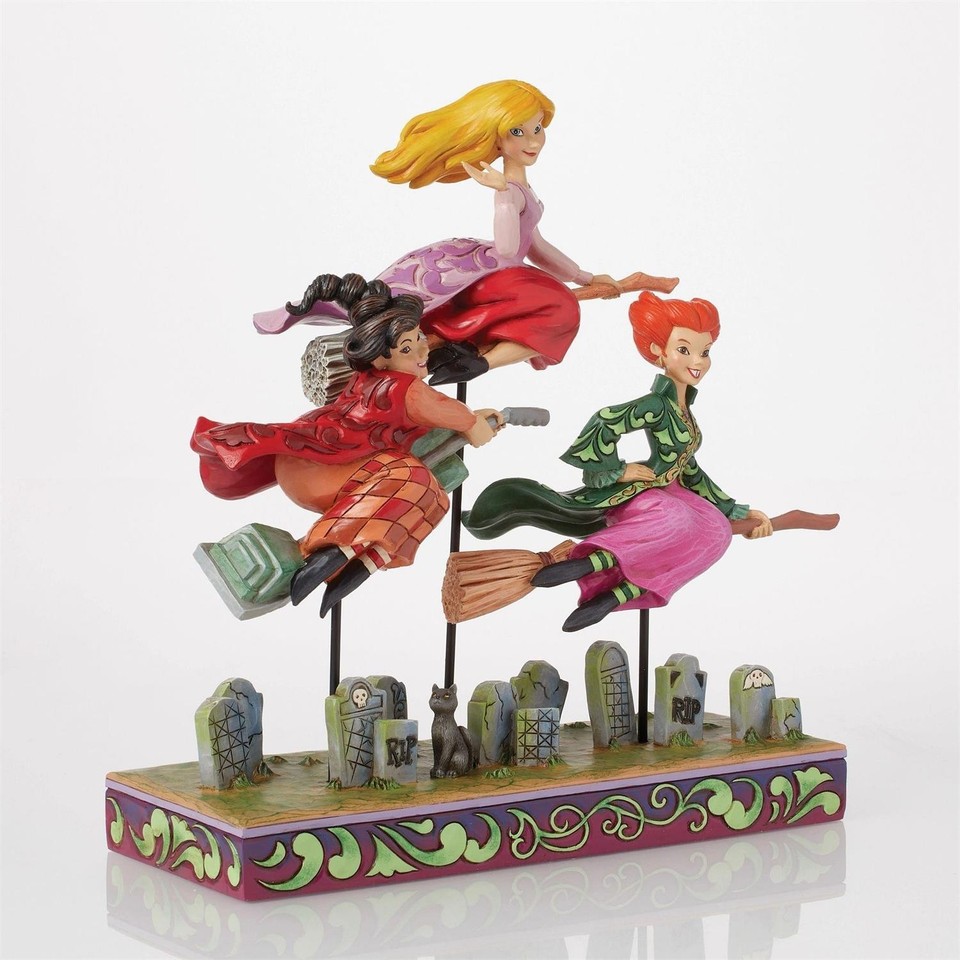 Jim Shore Disney HOCUS POCUS SANDERSON SISTERS FLYING-COME WE FLY ...
