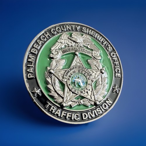 Palm Beach County Sheriff Vehicle Traffic Homicide Challenge Coin ...