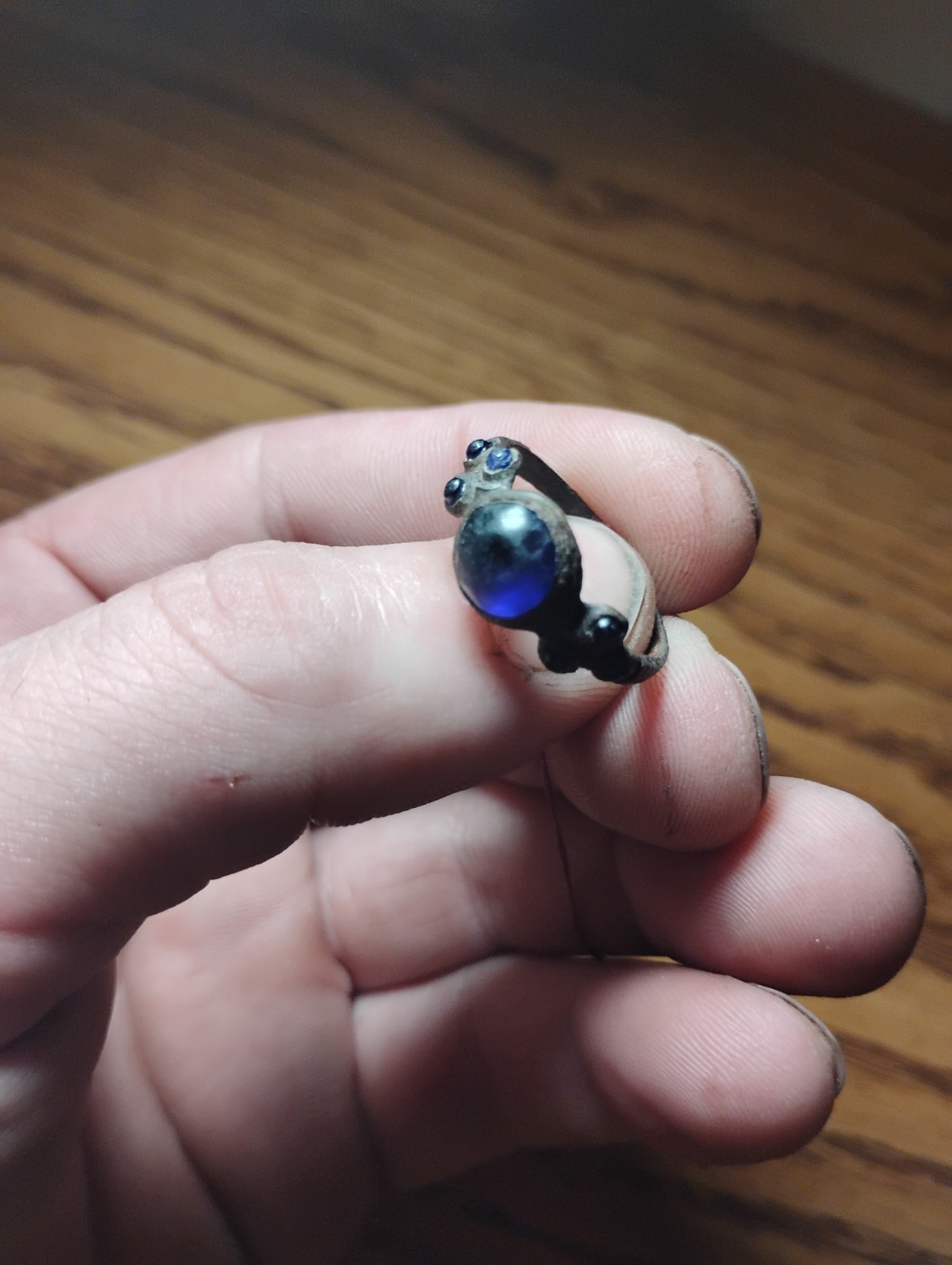 Seven Stone Jesuit Ring-Recovered Western North Dakota Circa 1675-1775 ...