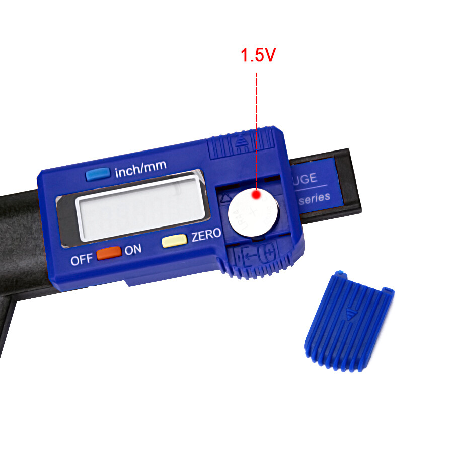 Junsun Digital Tyre Depth Tread Checker LCD Blue Tool For Universal Car ...