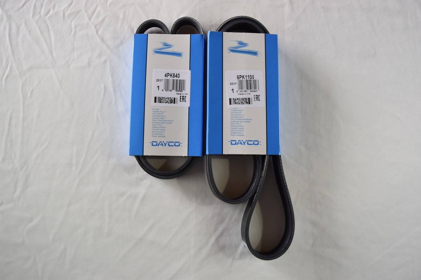 DAYCO DRIVE BELT KIT For: NISSAN SENTRA 1.8L 2002-2006 4PK840 & 6PK1105 ...