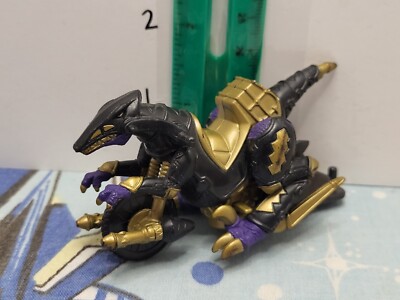 Rare Diecast Motorcycle Black Gold Raptor Dino MMPR Power Rangers ...
