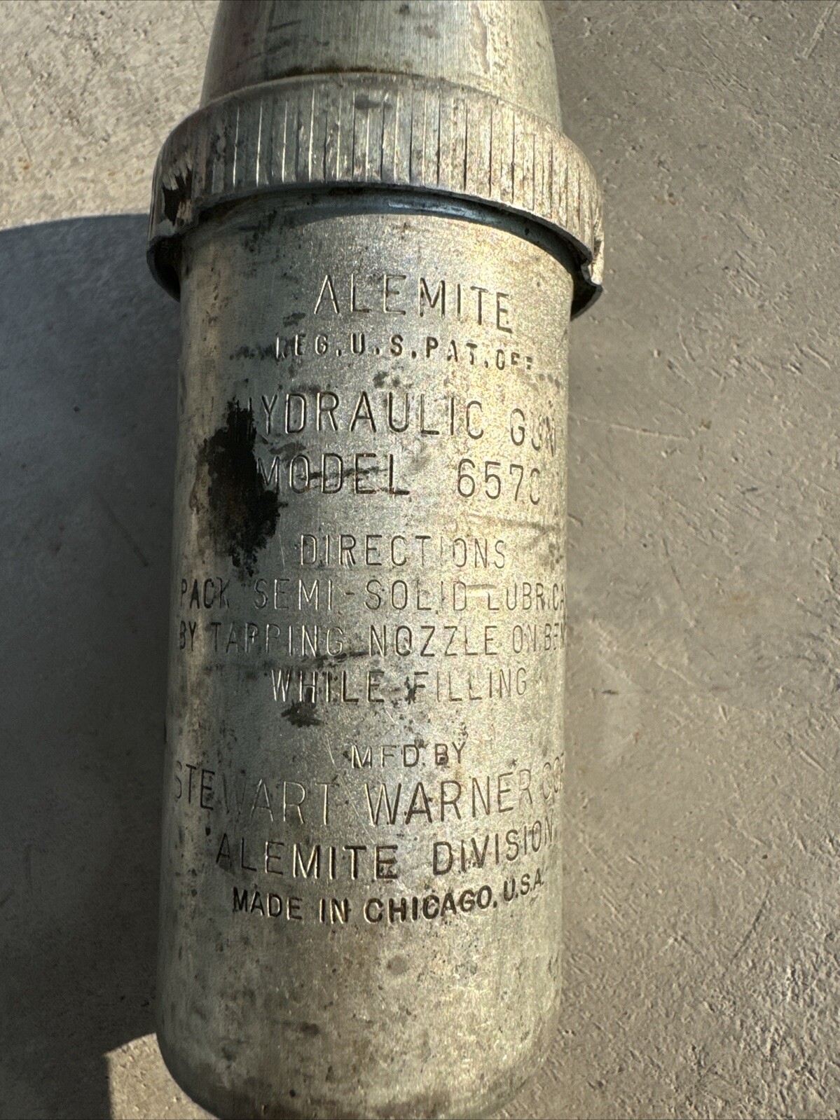 ALEMITE 6570 Hydraulic Gun Grease Stewart Warner USA | eBay