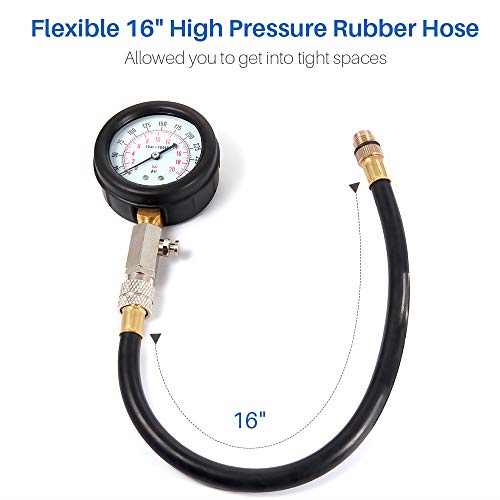 BETOOLL HW0130 8pcs Petrol Engine Cylinder Compression Tester Kit ...