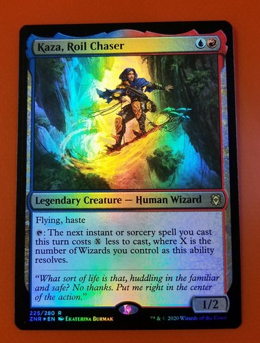 1x Kaza, Roil Chaser | FOIL | Zendikar Rising | MTG Magic Cards | eBay