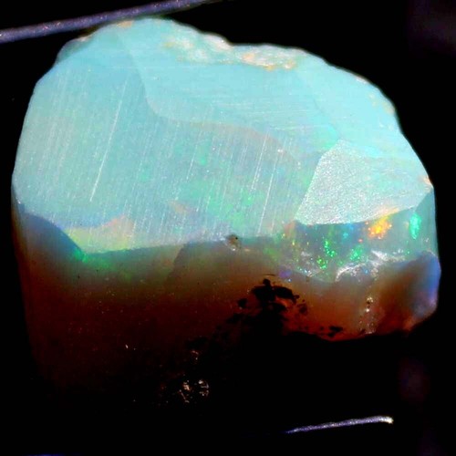 100%Natural Play Of Color Ethiopian Opal Rough Gemstone 13.40Ct ...